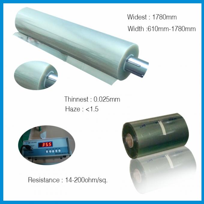 5ohm Transparent Conductive ITO Film